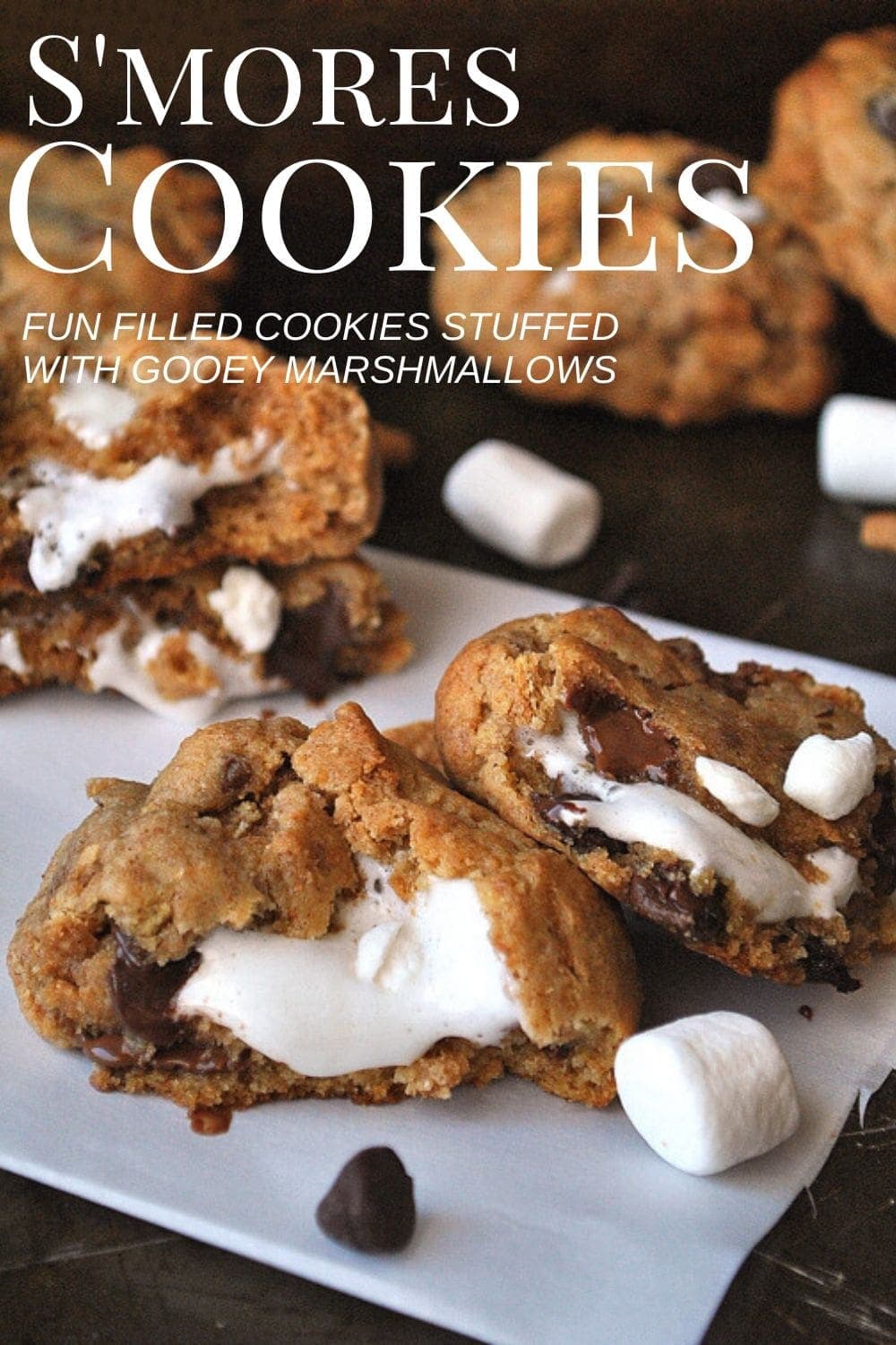 S'mores Cookies Recipe - A Cookie Named Desire