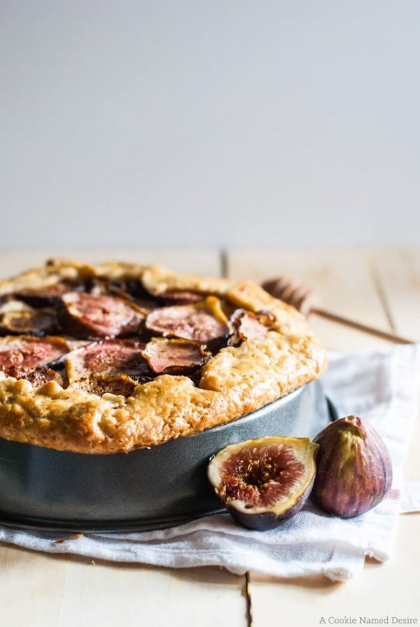 Fig And Honey Cheesecake Galette - A Cookie Named Desire