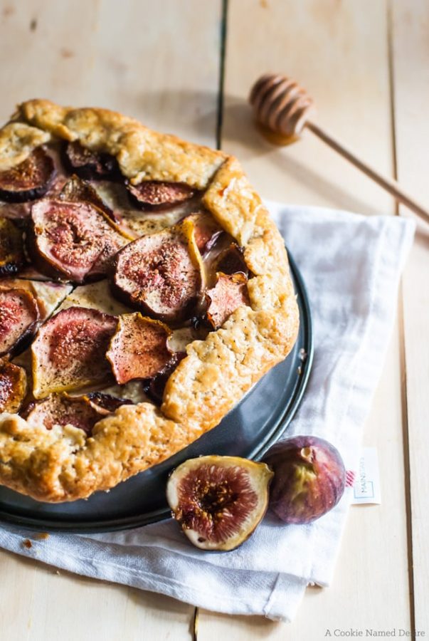 Fig And Honey Cheesecake Galette - A Cookie Named Desire