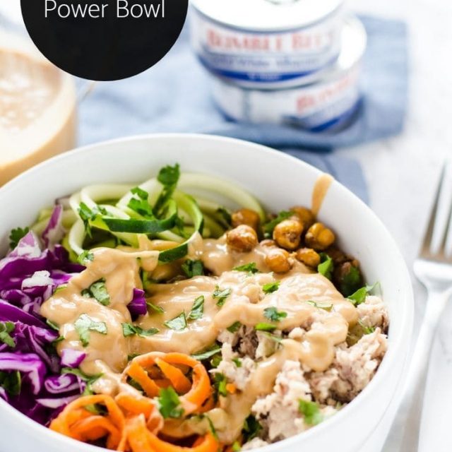 Thai Tuna Power Bowl - A Cookie Named Desire