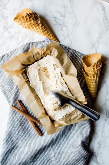 Horchata Ice Cream - A Cookie Named Desire