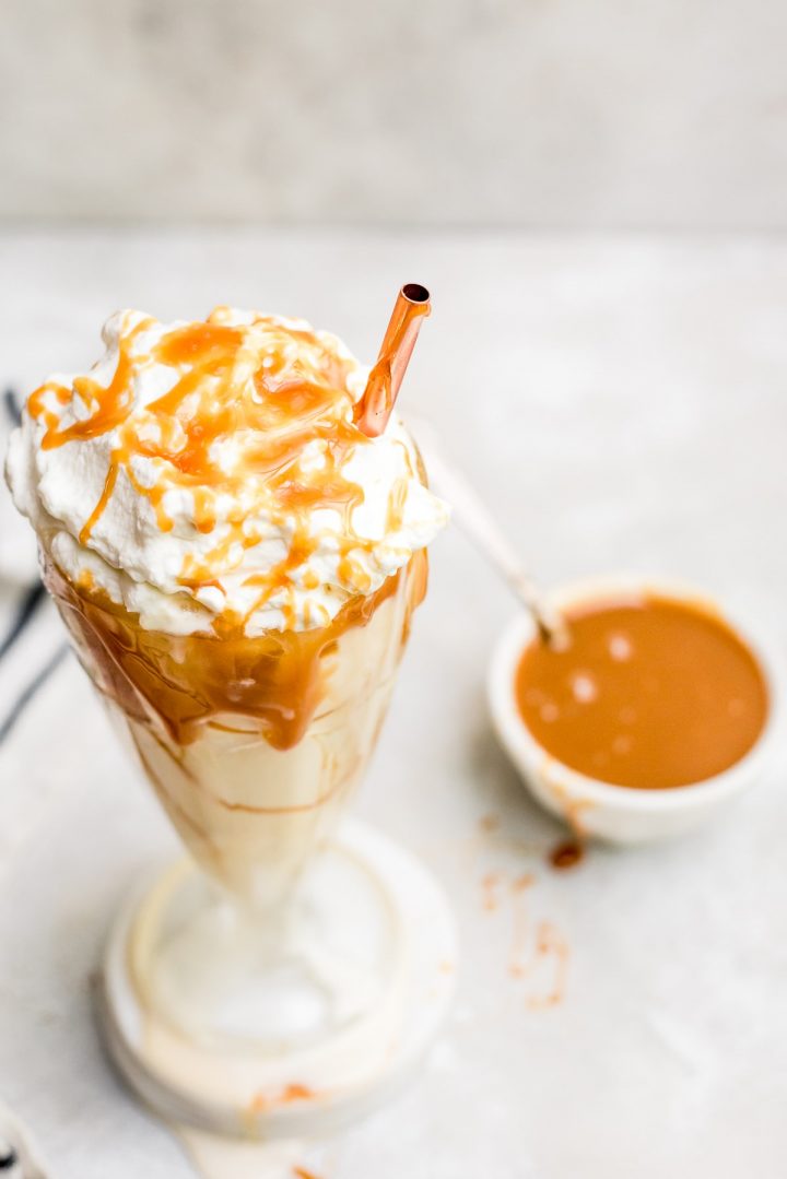 Salted Caramel Milkshake Recipe