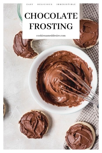 Chocolate Frosting - A Cookie Named Desire