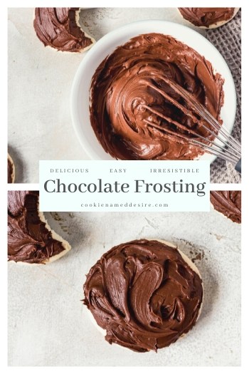 Chocolate Frosting - A Cookie Named Desire