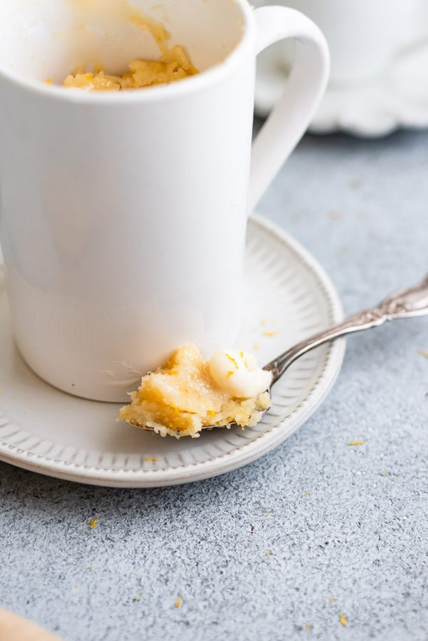Lemon Mug Cake - A Cookie Named Desire